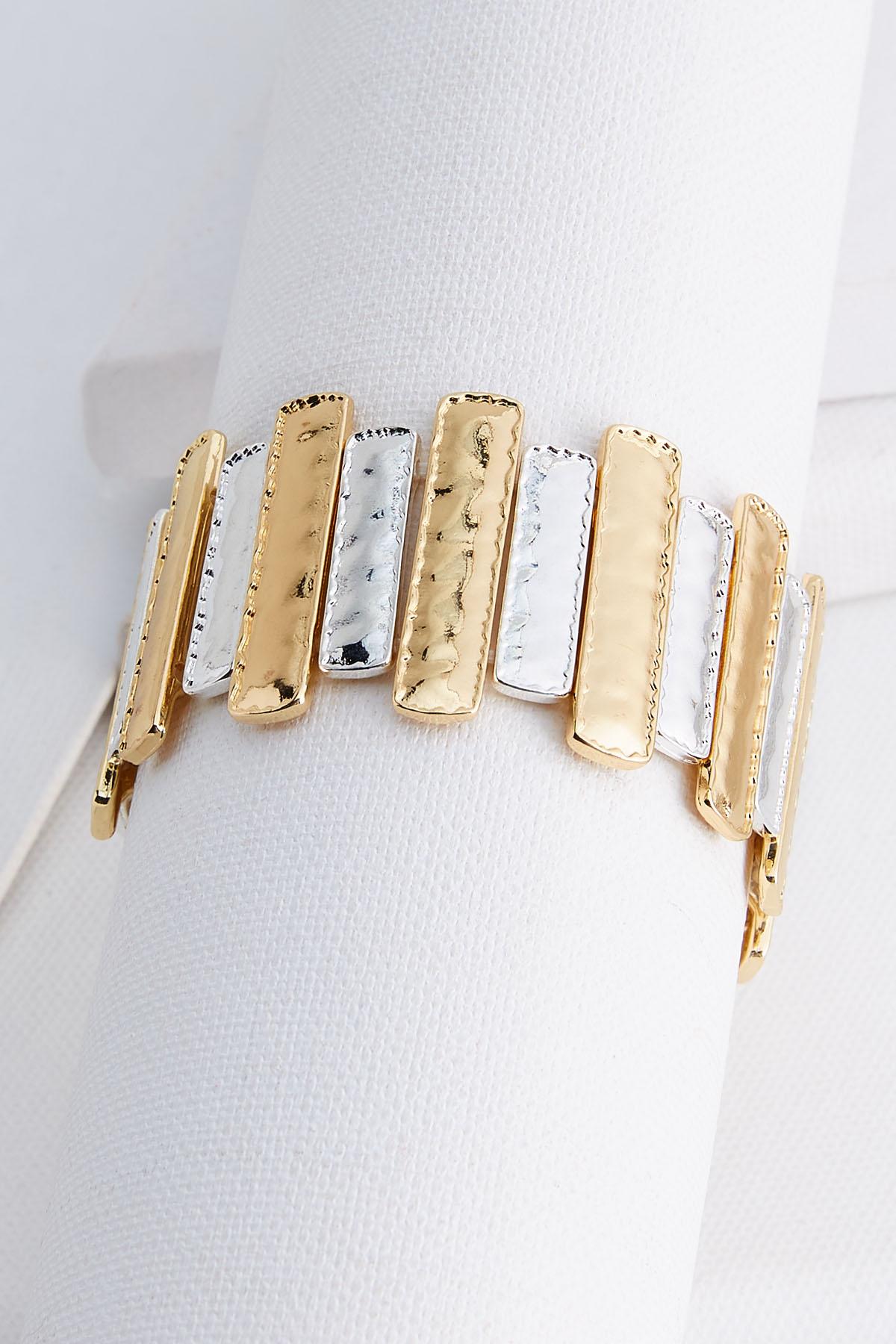 Versona | two tone ripped bracelet