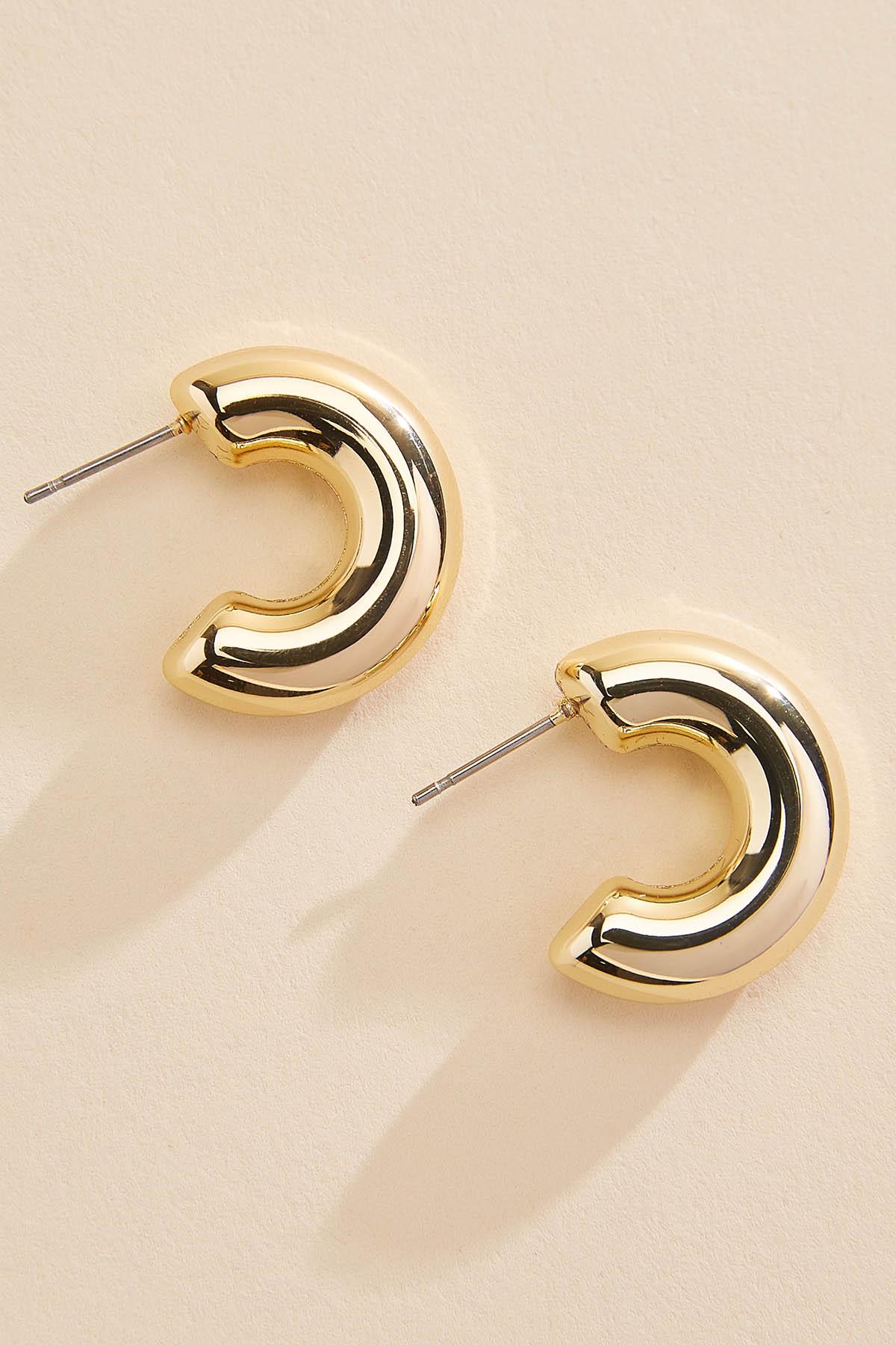 18k Gold Plated Small Hoop Earrings