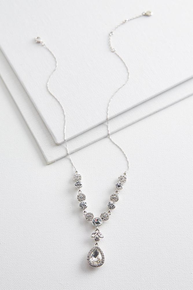 Versona Rhinestone Pendant Necklace