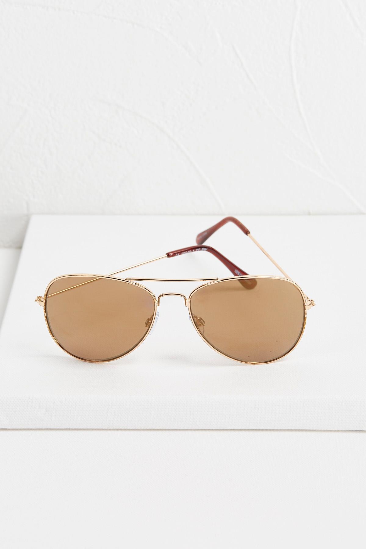 Versona Amber Aviator Sunglasses